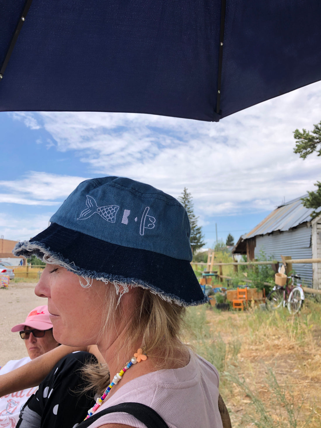 Distressed denim bucket hat – the.cowgirlmermaid